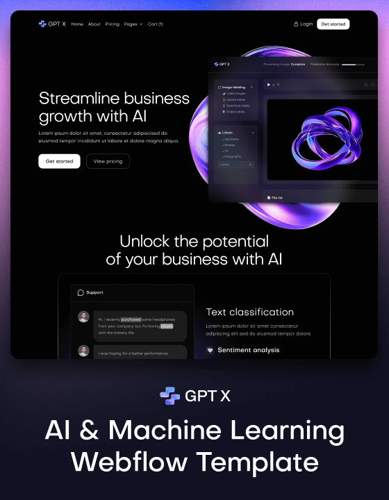 GPT X - Technology HTML5 Responsive Website Template